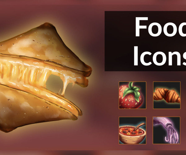 ArtStation - Food Icons | Game Assets