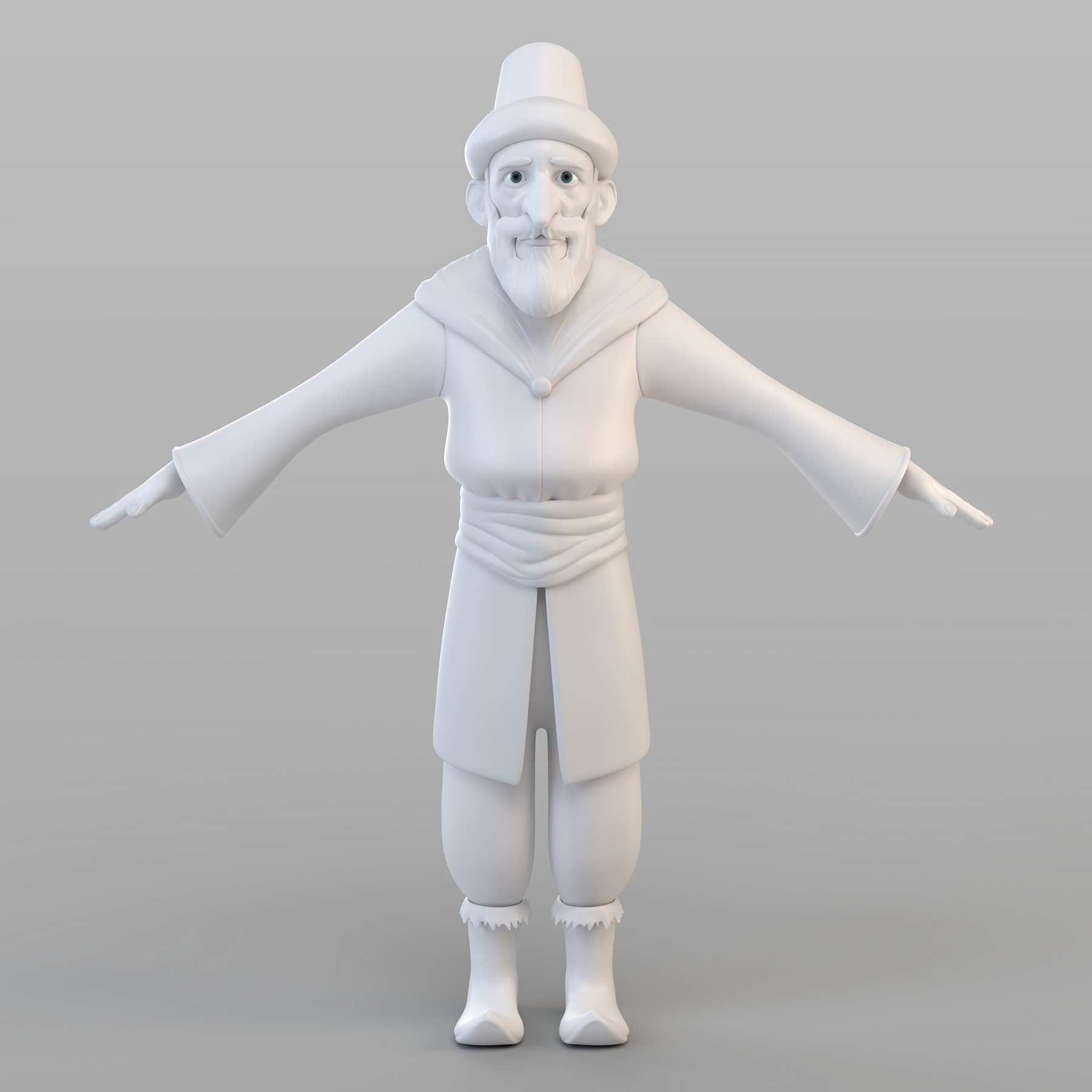 ArtStation - Cartoon Ottoman Old Man | Resources