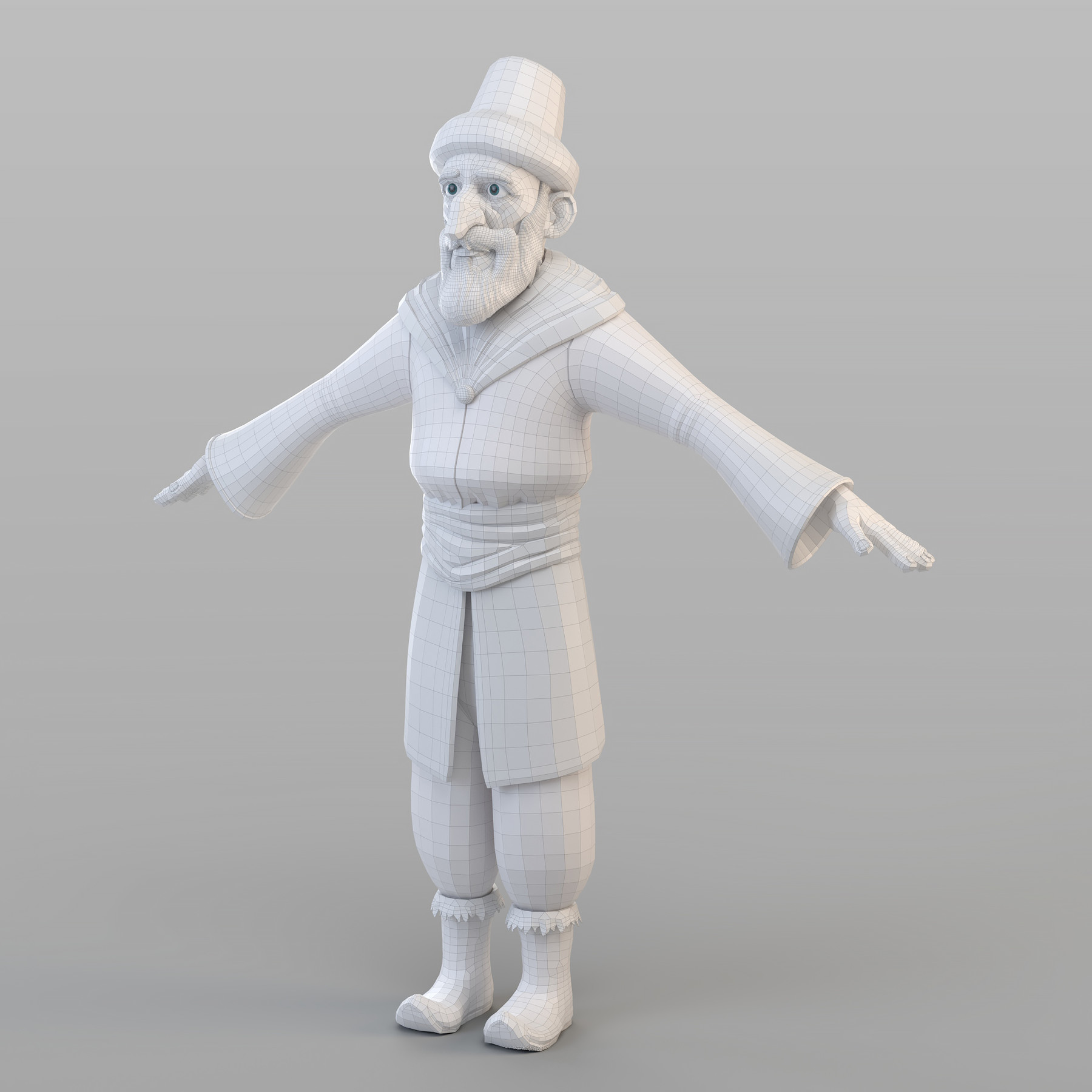ArtStation - Cartoon Ottoman Old Man | Resources