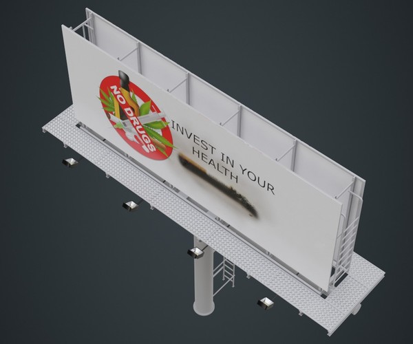 ArtStation - Billboard 1A | Game Assets