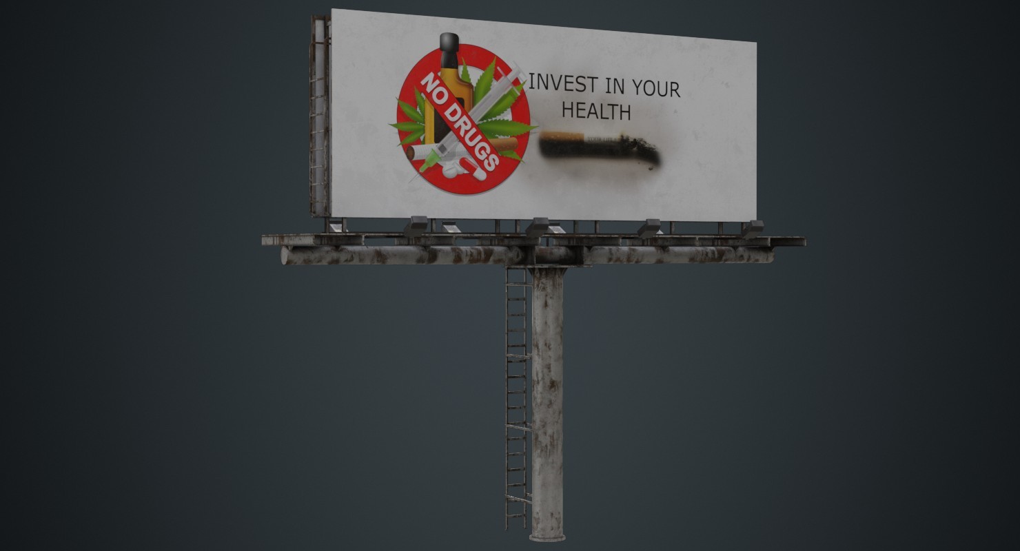ArtStation - Billboard 1B | Game Assets