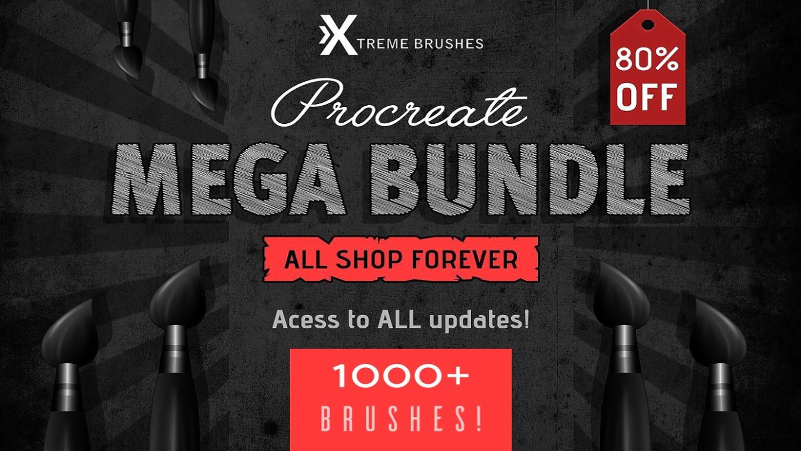 ArtStation - Procreate Mega Bundle | Brushes