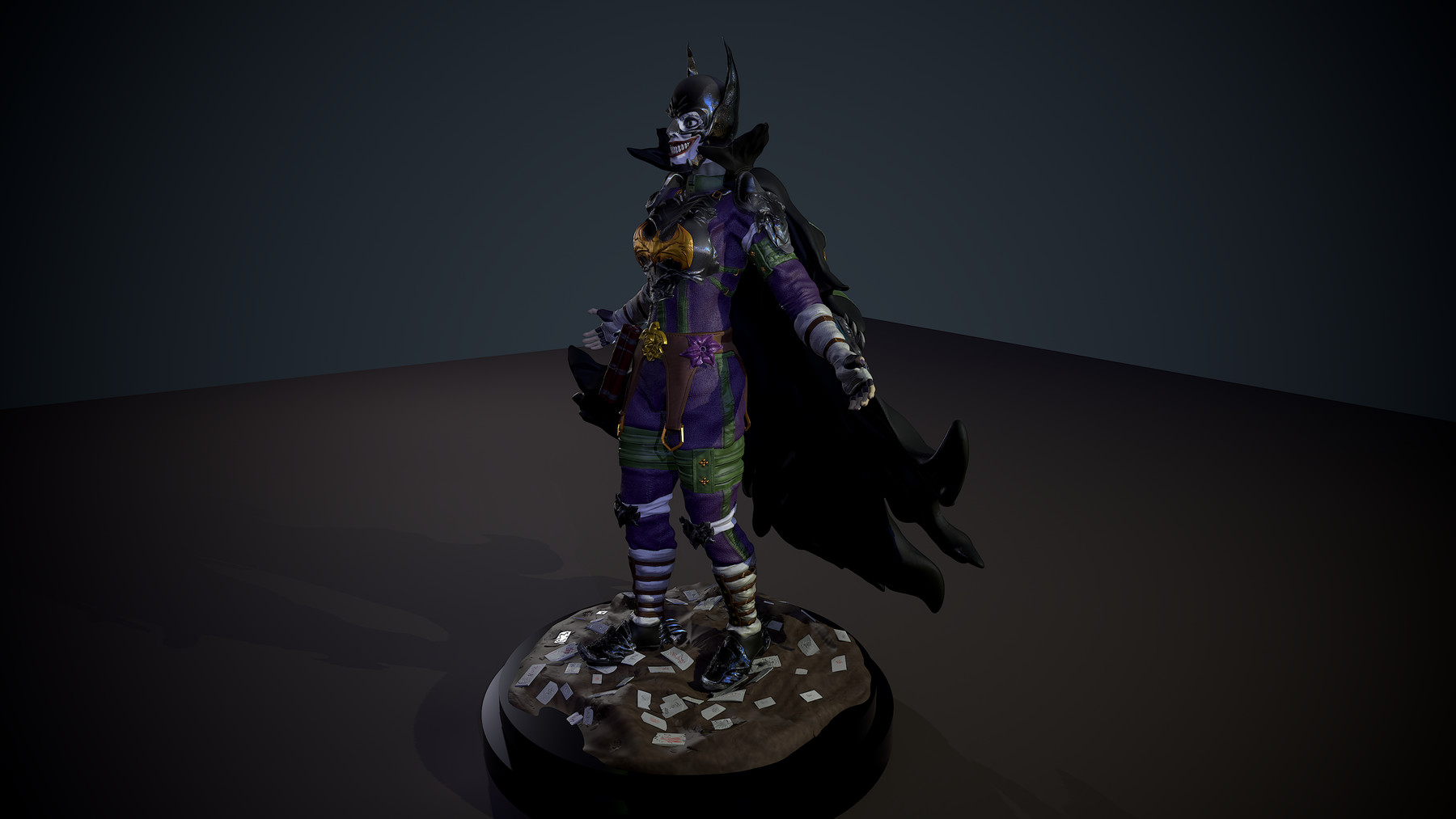 ArtStation - BatJoker (Batman / Joker) 3d print model | Resources