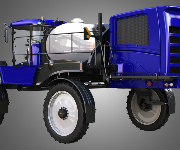 ArtStation - Self-propelled Front Boom Sprayer 3D model | Resources
