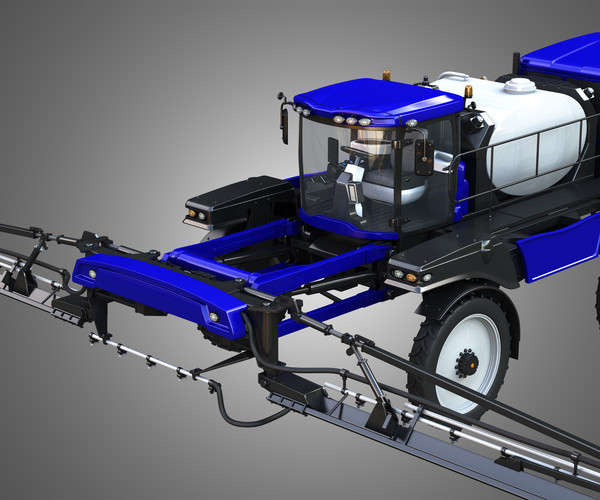 ArtStation - Self-propelled Front Boom Sprayer 3D model | Resources