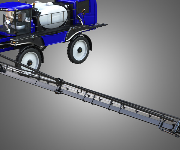 ArtStation - Self-propelled Front Boom Sprayer 3D model | Resources