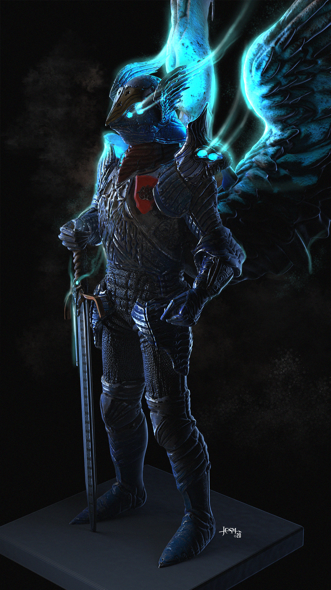 ArtStation - Angelic Guardian 3d model -for concept art, illustration ...