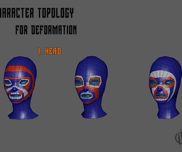 ArtStation - Character Topology for Deformation | Tutorials