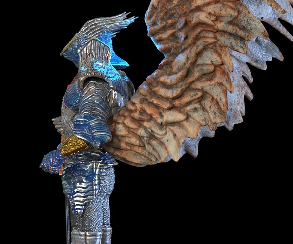 ArtStation - Angelic Guardian 3d model -for concept art, illustration ...
