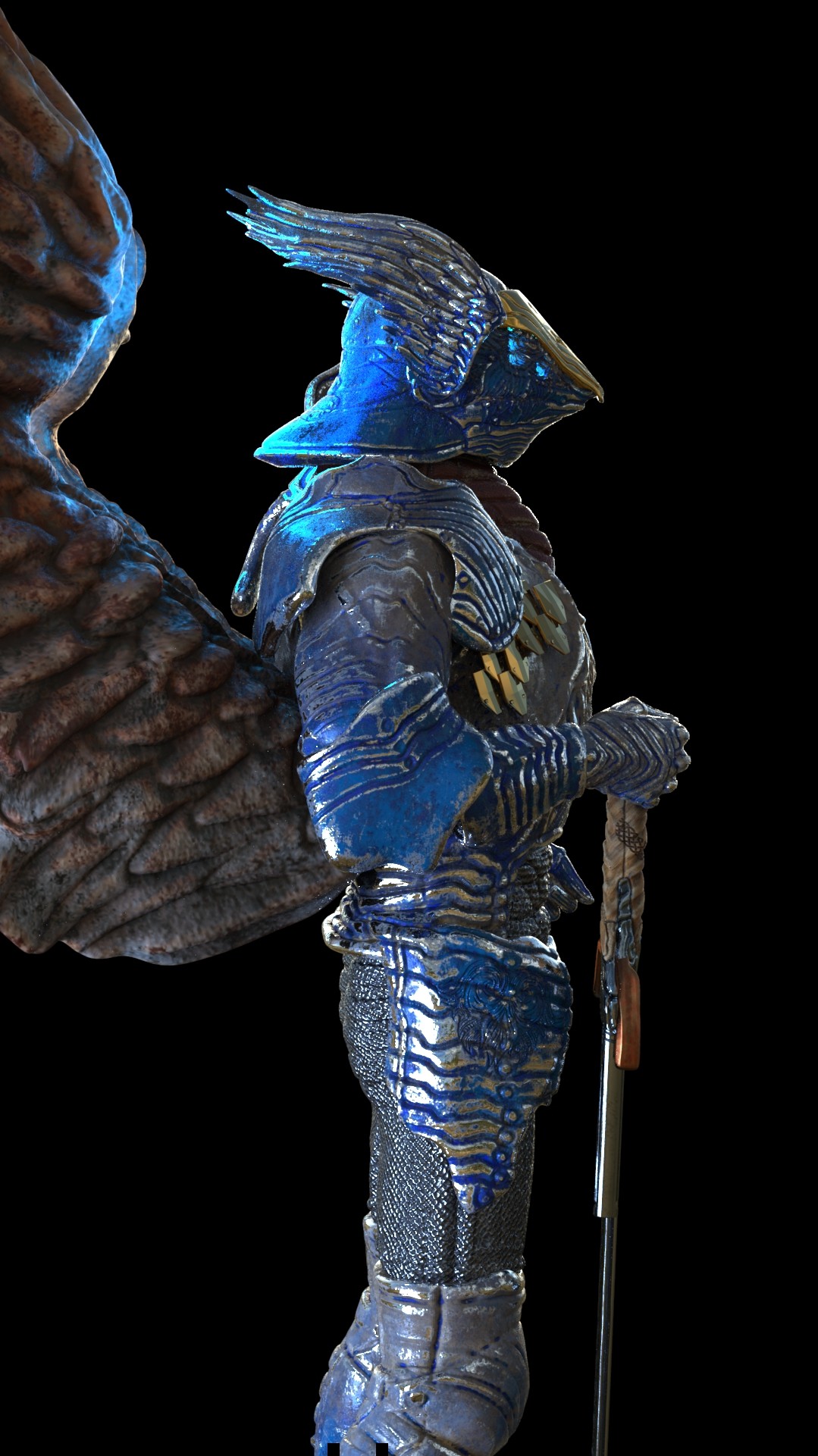 ArtStation - Angelic Guardian 3d model -for concept art, illustration ...