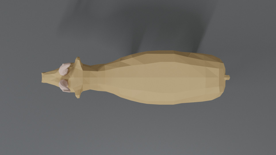 ArtStation - Low Poly Cartoon Saiga Antelope | Game Assets