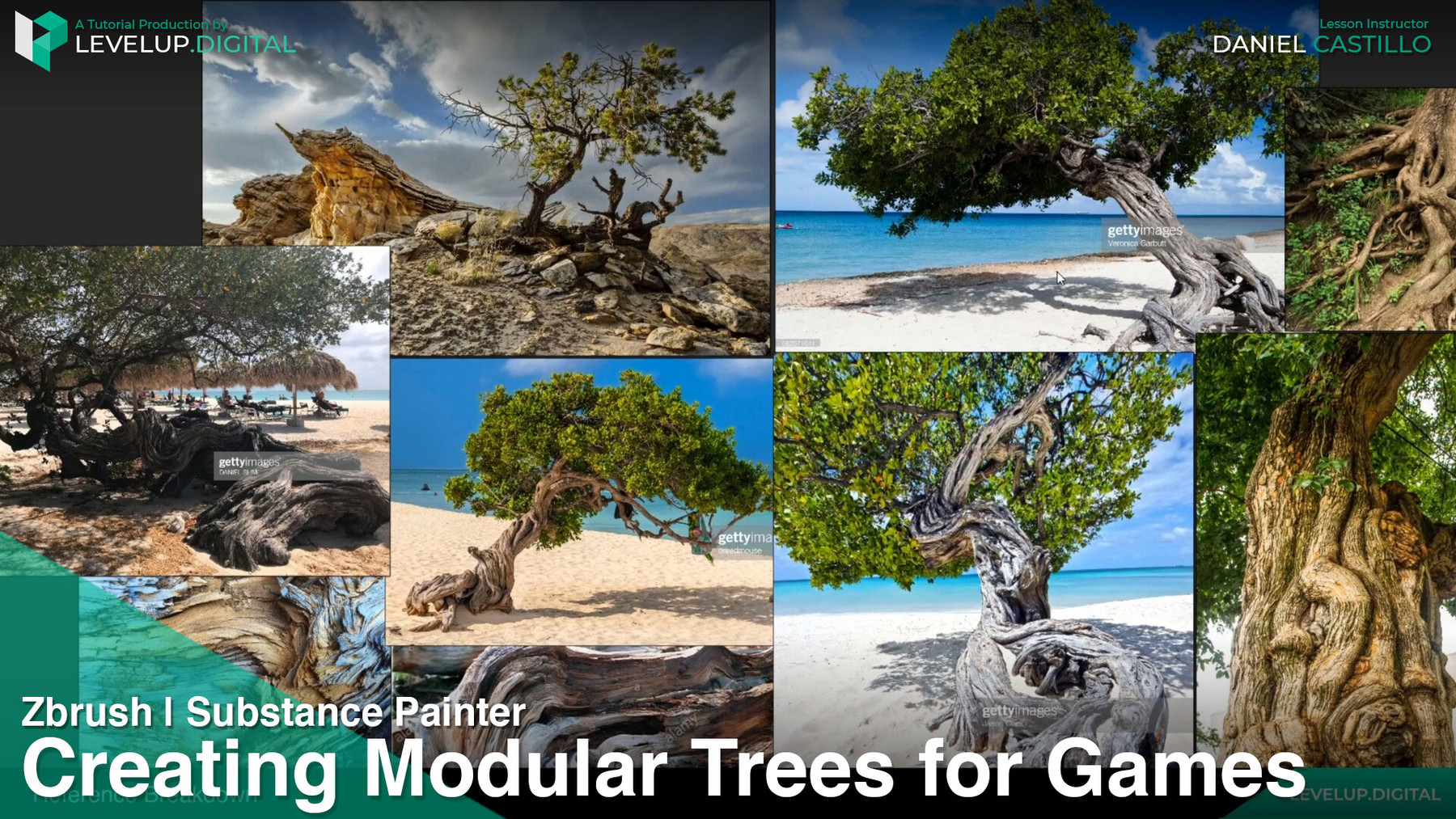 ArtStation - Creating Modular Trees for Games | Daniel Castillo | Tutorials