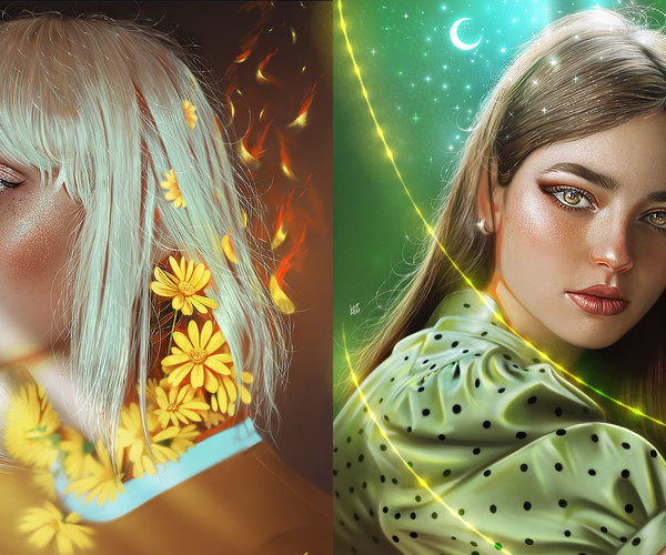 ArtStation - Light Brushes for Photoshop | Brushes