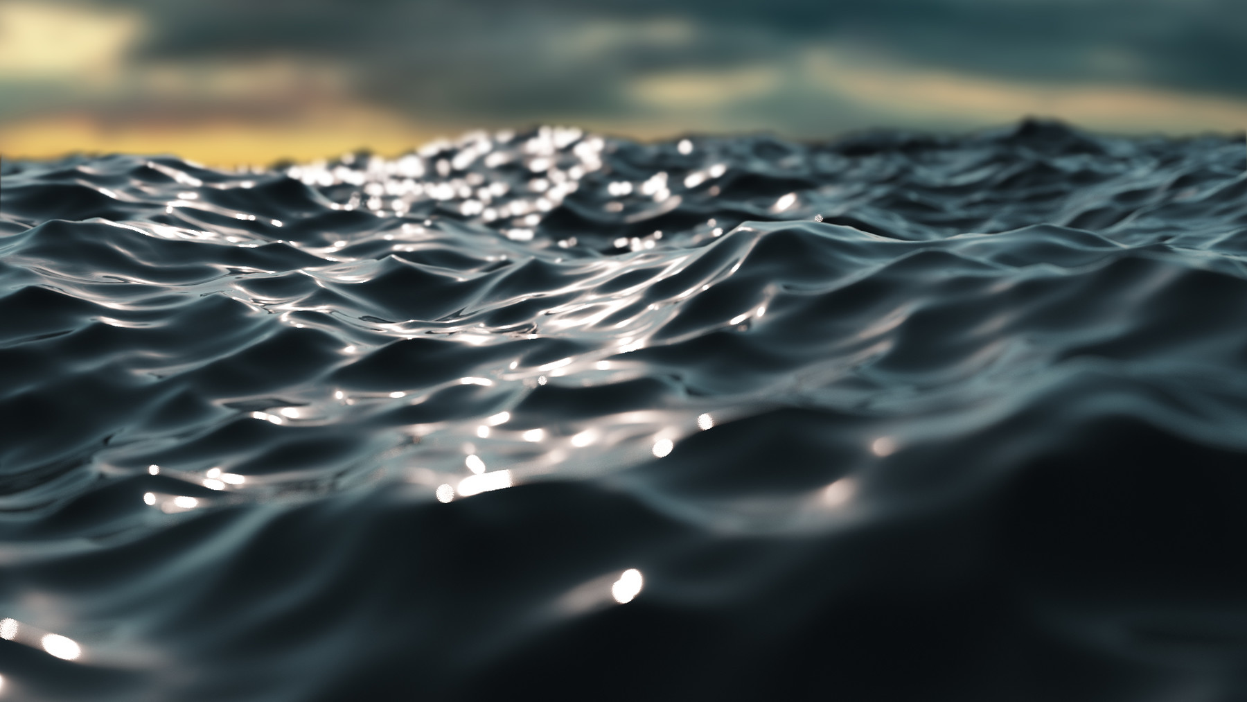 ArtStation - No plugin animated 3d ocean 3D model | Resources