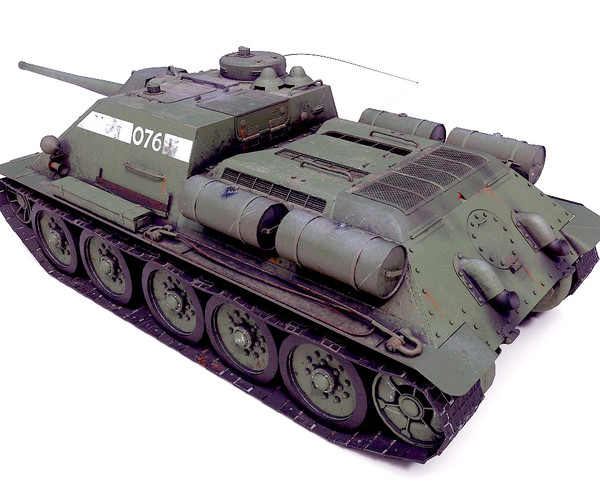 ArtStation - Tank SU-85 | Resources