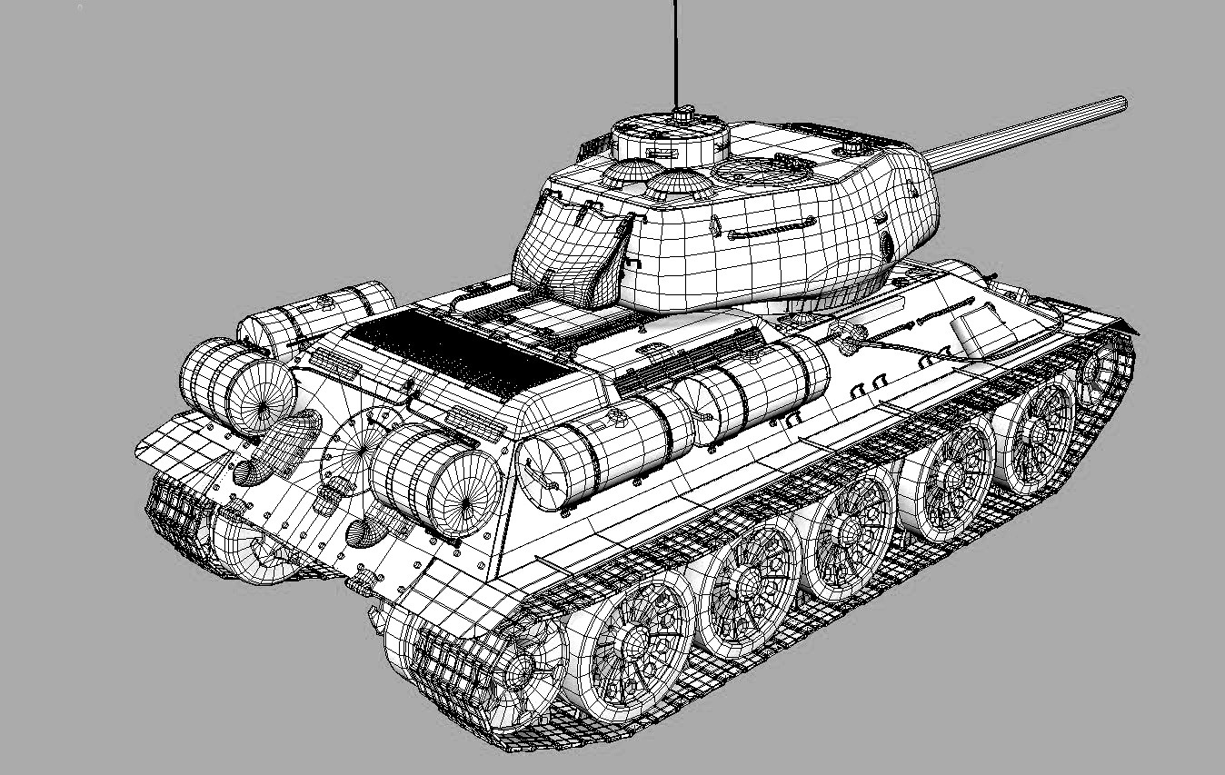 ArtStation - Tank T-34 Low-poly | Resources