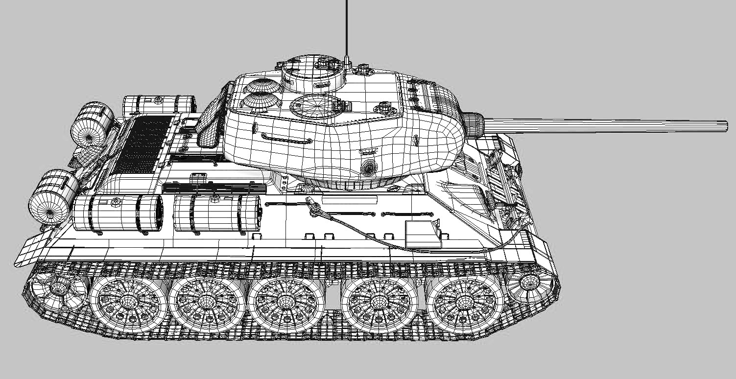 ArtStation - Tank T-34 Low-poly | Resources