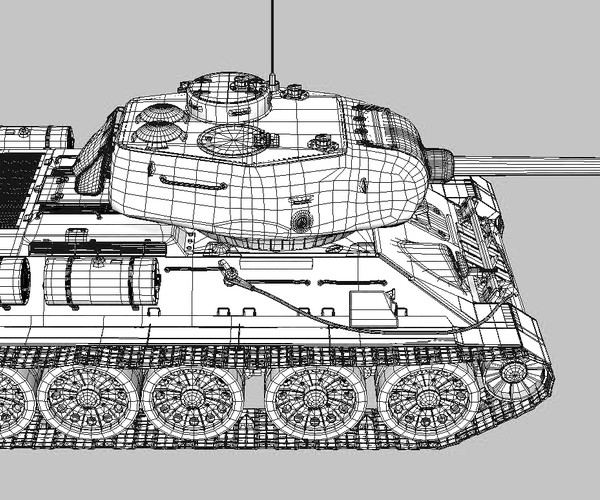 ArtStation - Tank T-34 Low-poly | Resources