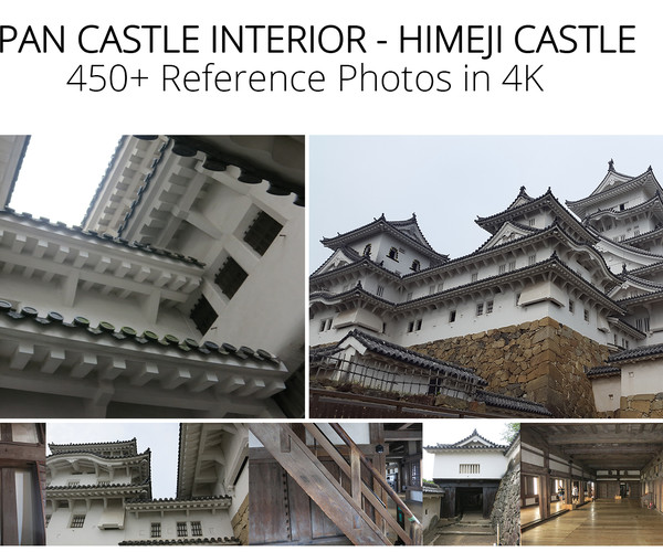 ArtStation - Japan Castle Interior - Himeji Castle 450+ Reference ...
