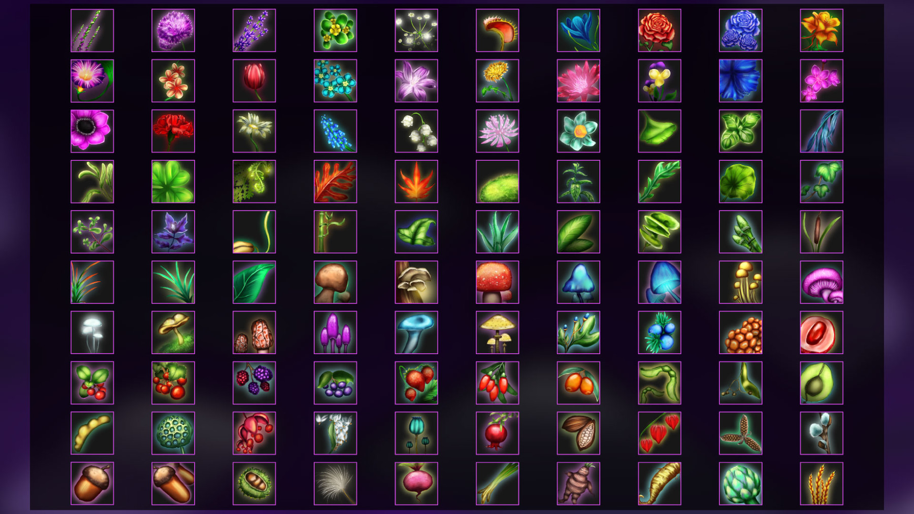 ArtStation - Botany Icons | Game Assets