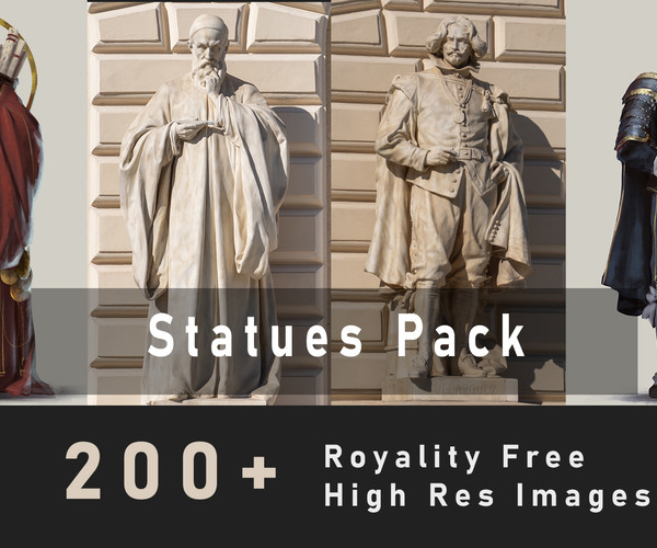 ArtStation - Statues Reference Pack + Cut-Outs! | Resources