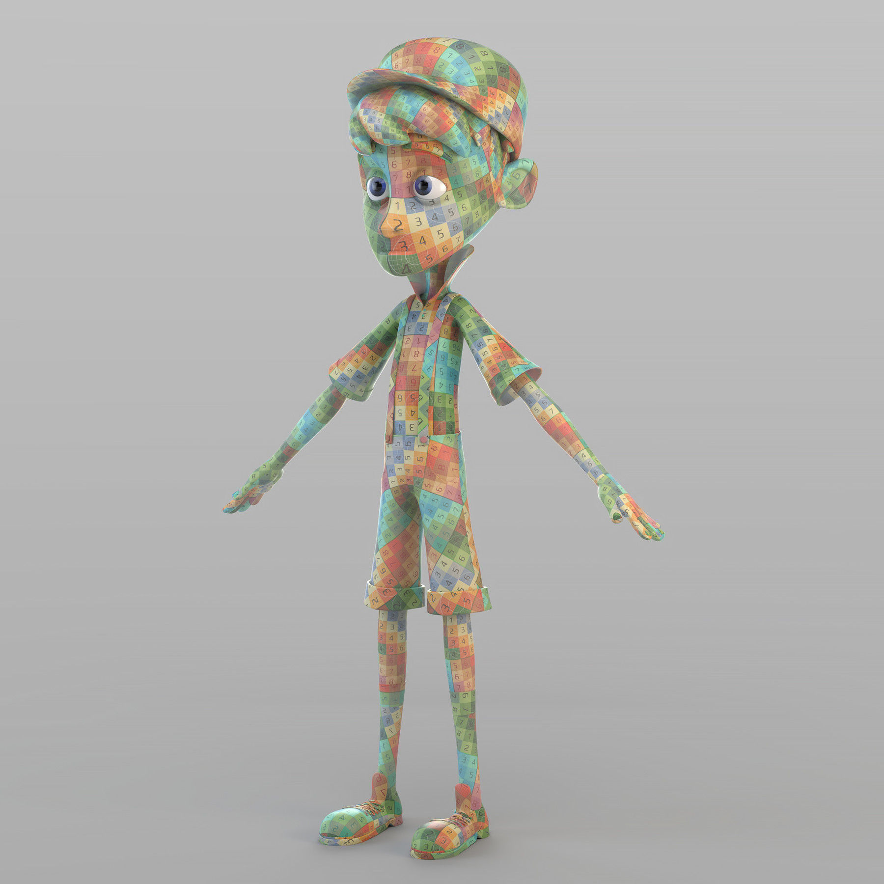 ArtStation - Cartoon Newsboy | Resources