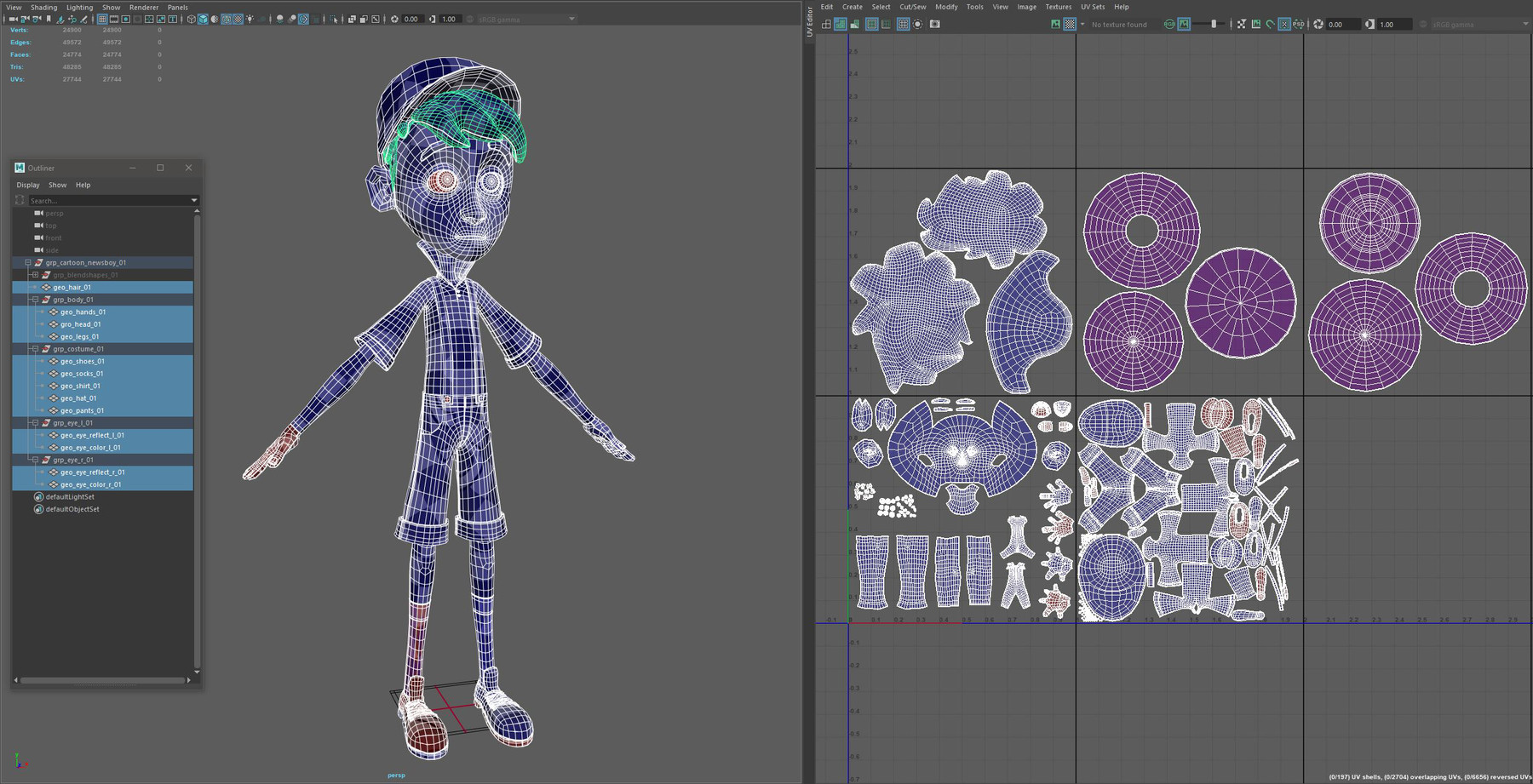 ArtStation - Cartoon Newsboy | Resources