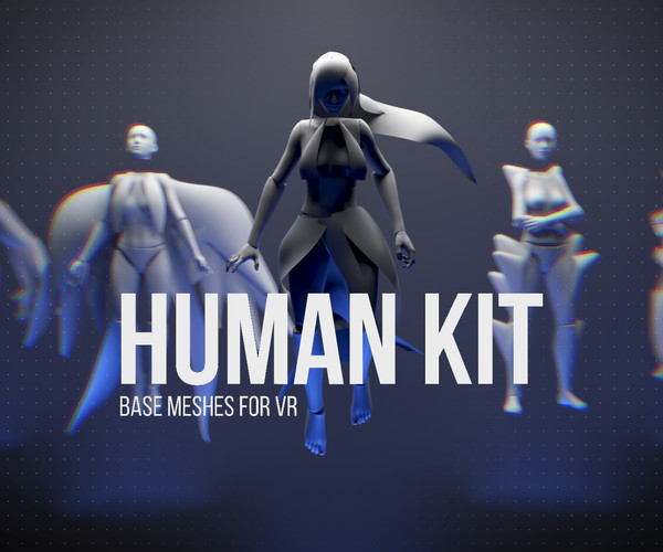 ArtStation - Human Kit [Kitbash for VR] | Resources