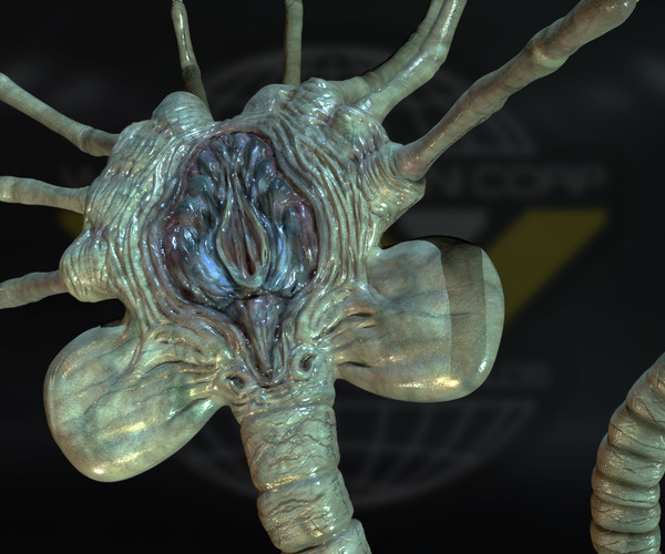 ArtStation - Facehugger, high resolution 3D model. | Game Assets