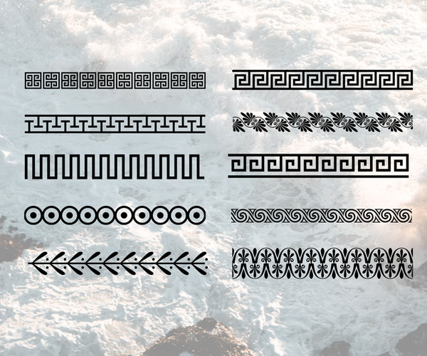 ArtStation - Greek Ornamental Patterns | Brushes
