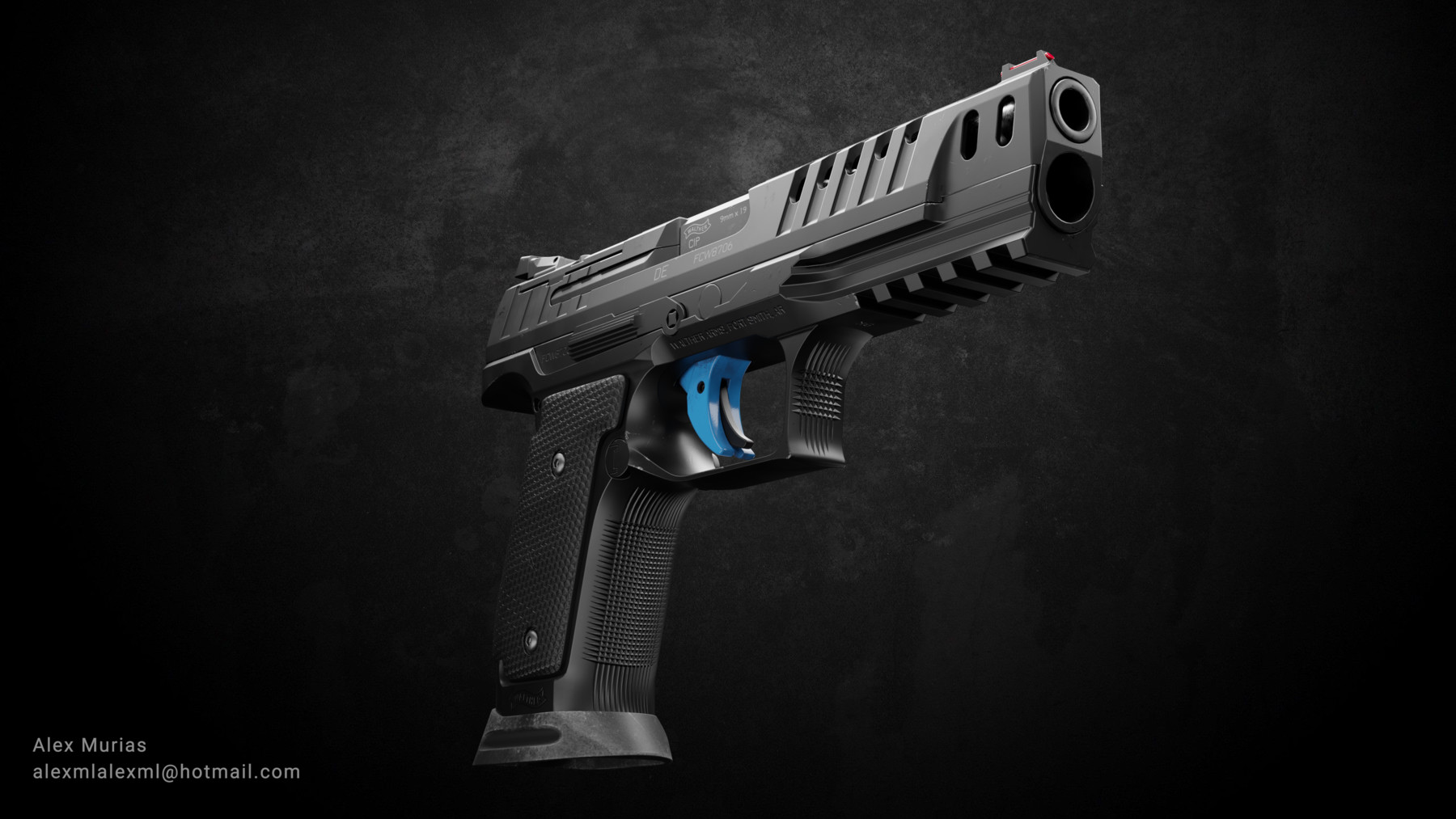ArtStation - Walther Q5 Match SF Pistol | Game Assets