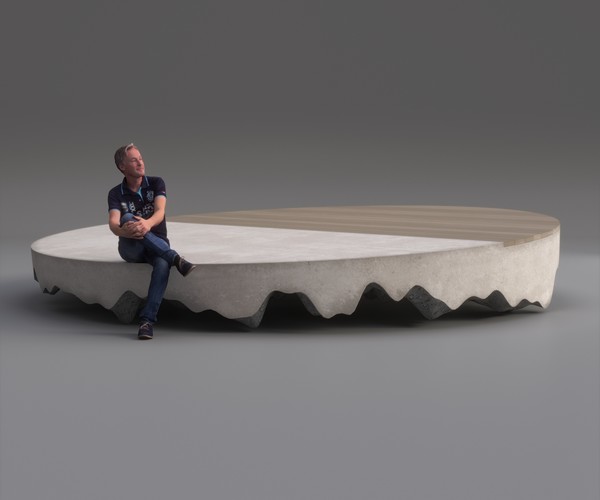 ArtStation - Circle Bench by Dark Band Studio | Resources