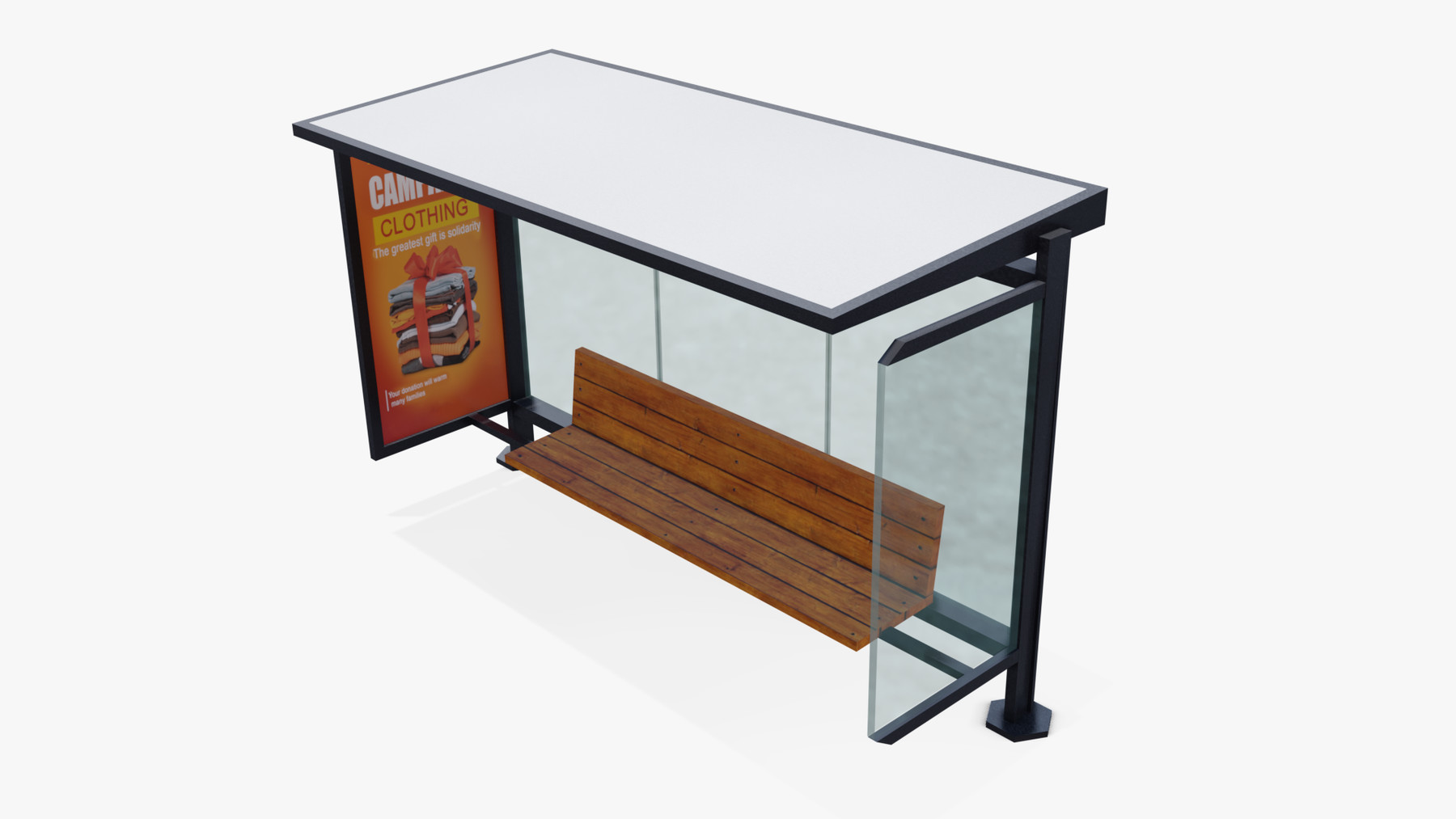 ArtStation - Bus Stop | Game Assets
