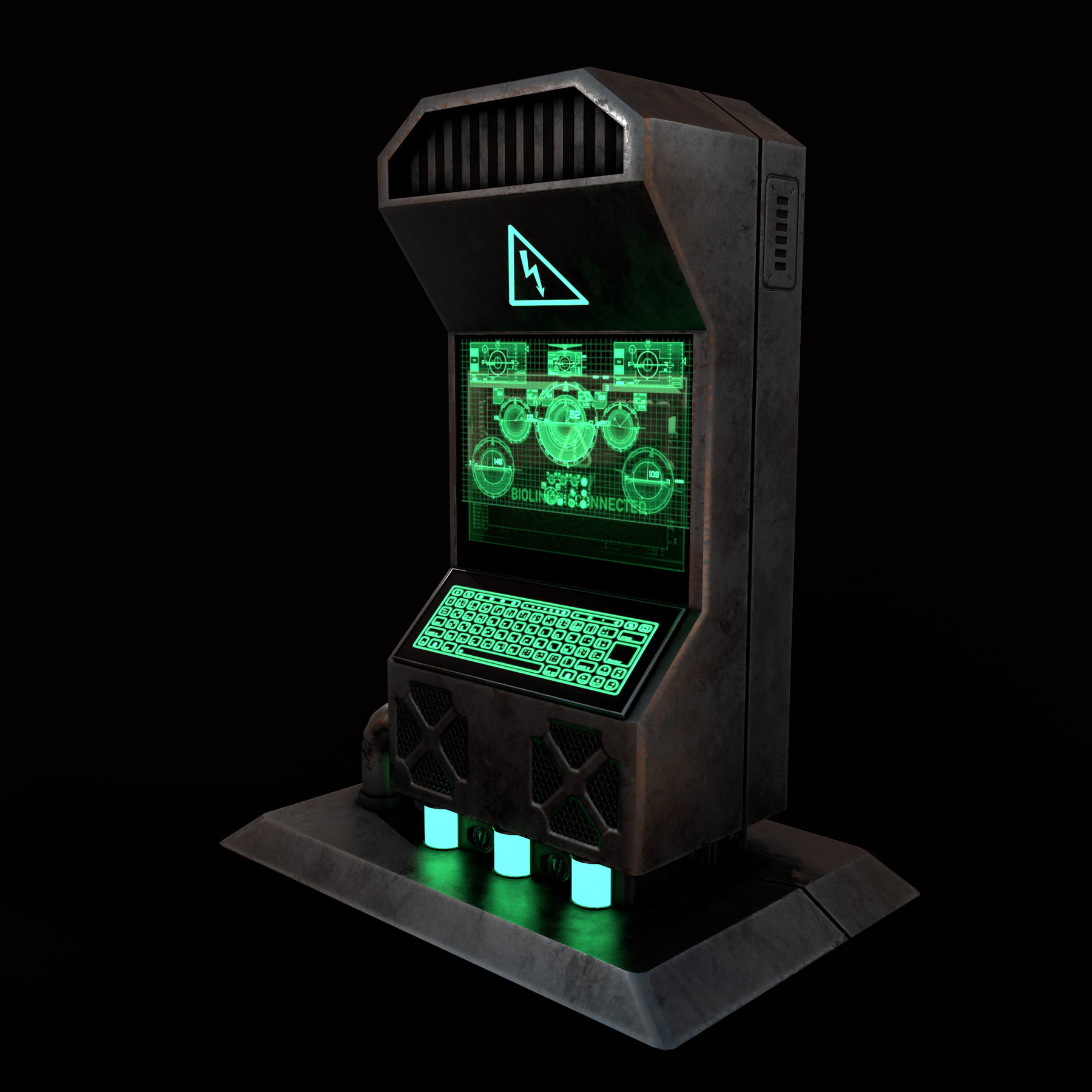 ArtStation - Sci-Fi Computer | Game Assets
