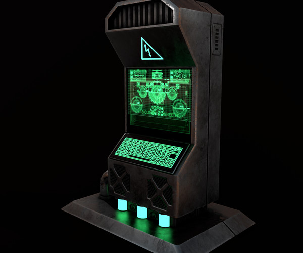ArtStation - Sci-Fi Computer | Game Assets