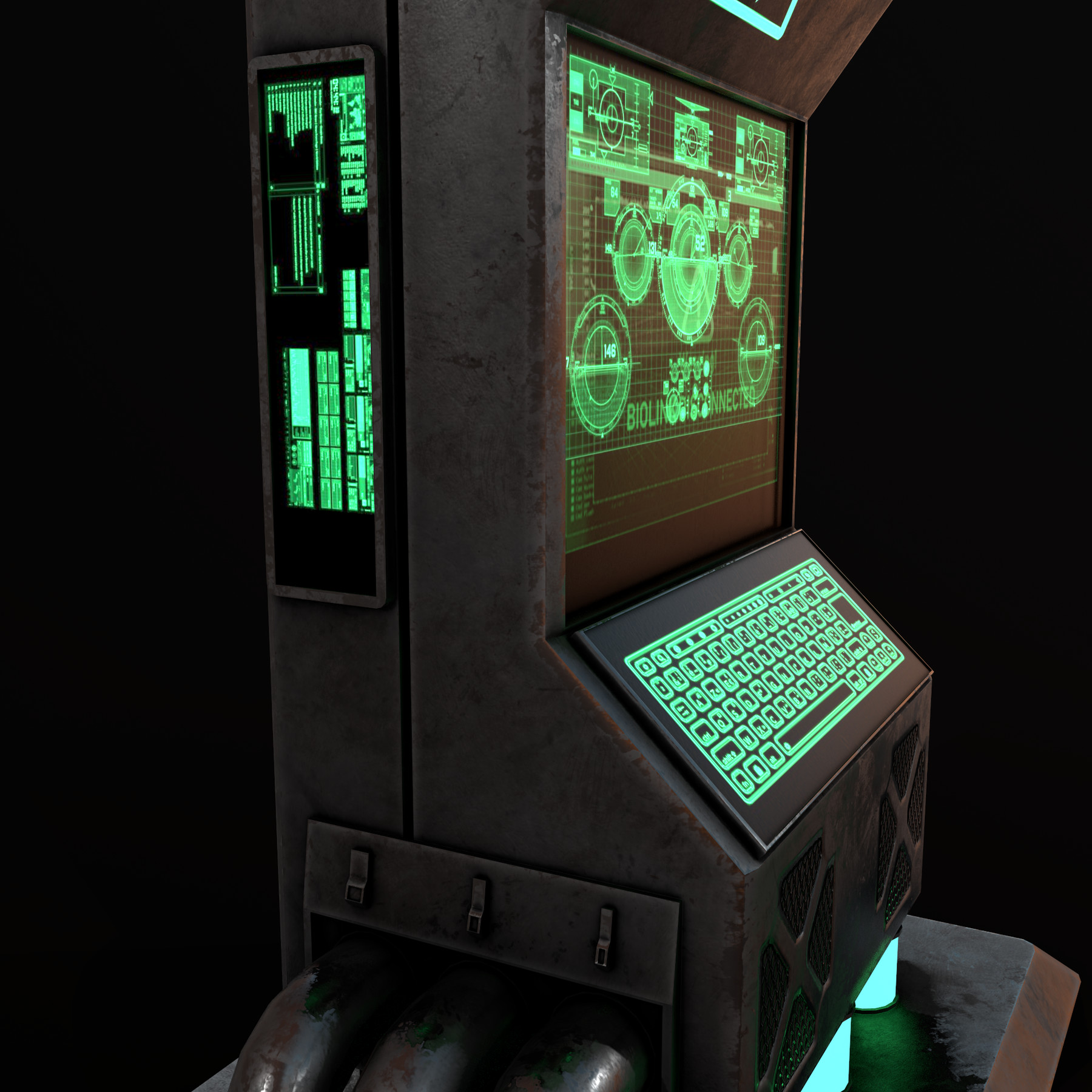 ArtStation - Sci-Fi Computer | Game Assets