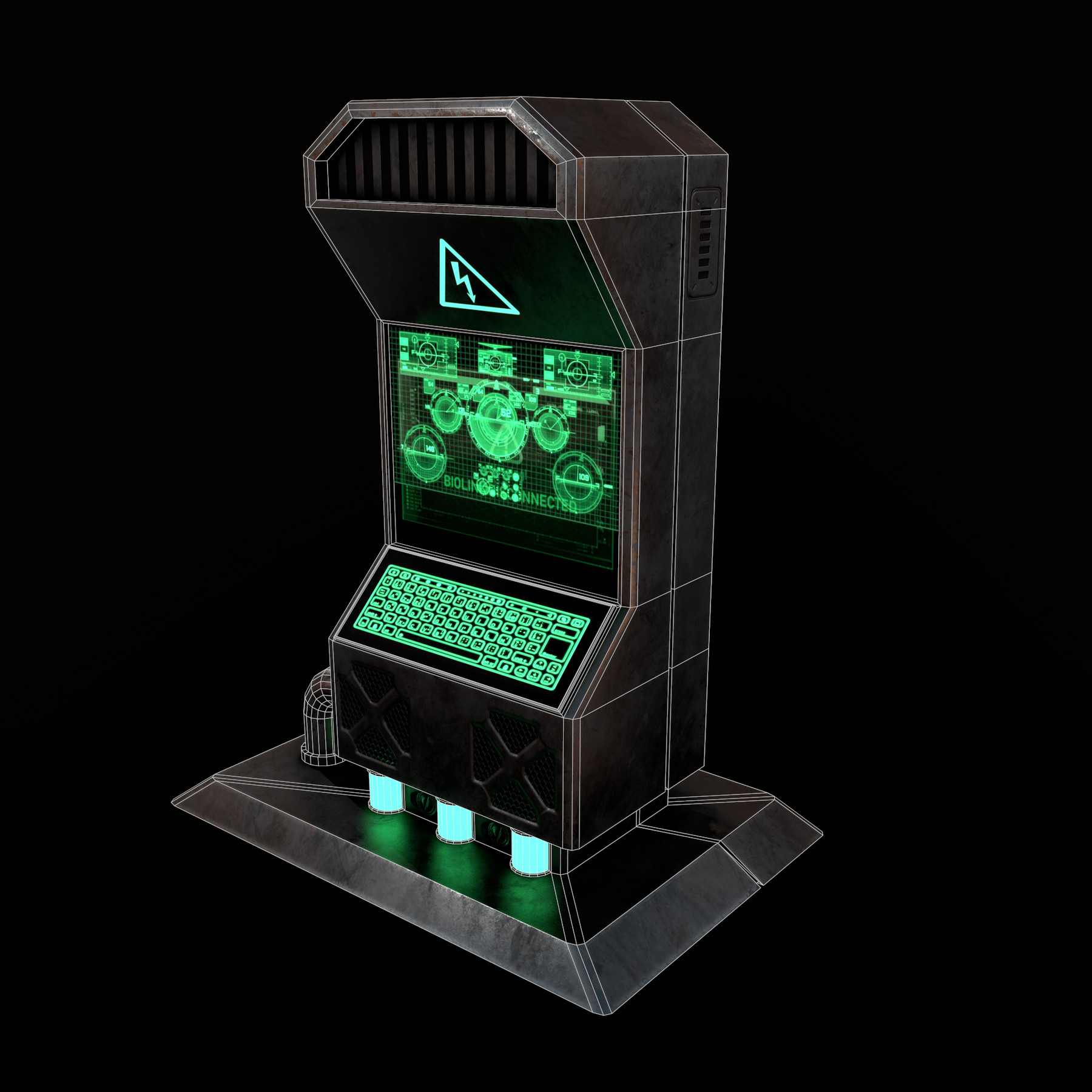 ArtStation - Sci-Fi Computer | Game Assets