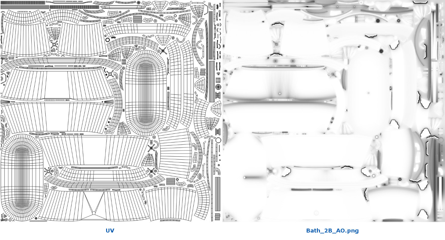 ArtStation - Bath 2B | Game Assets