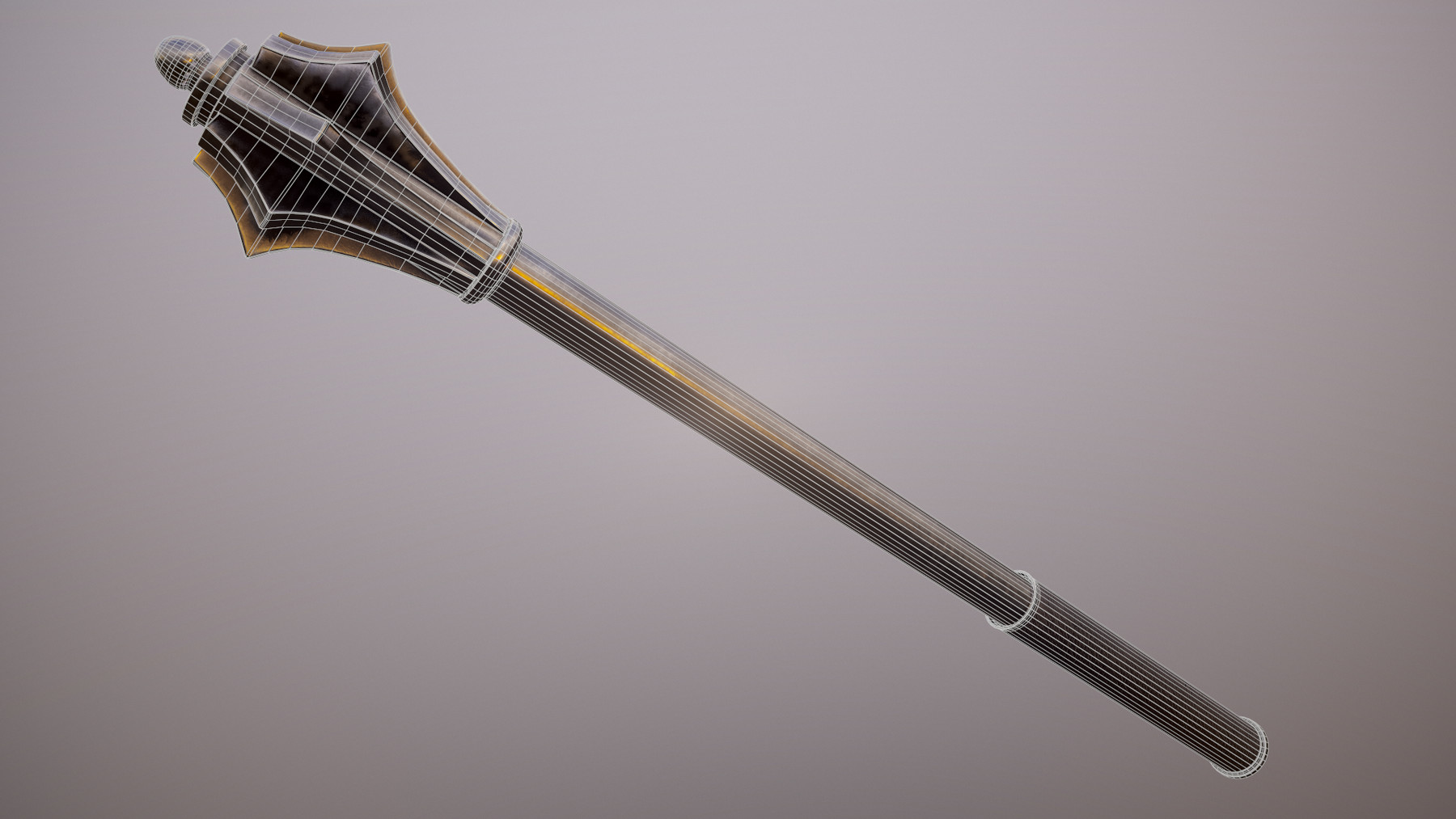 ArtStation - 14 Century Mace | Game Assets