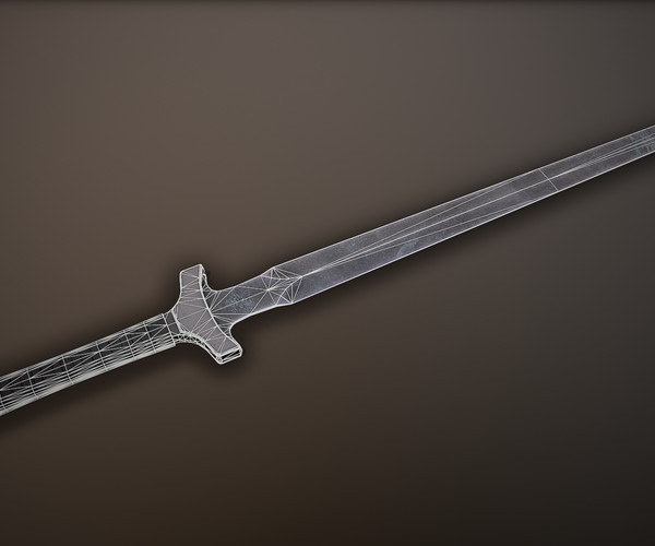ArtStation - Post-Apocalyptic Bastard Sword | Game Assets
