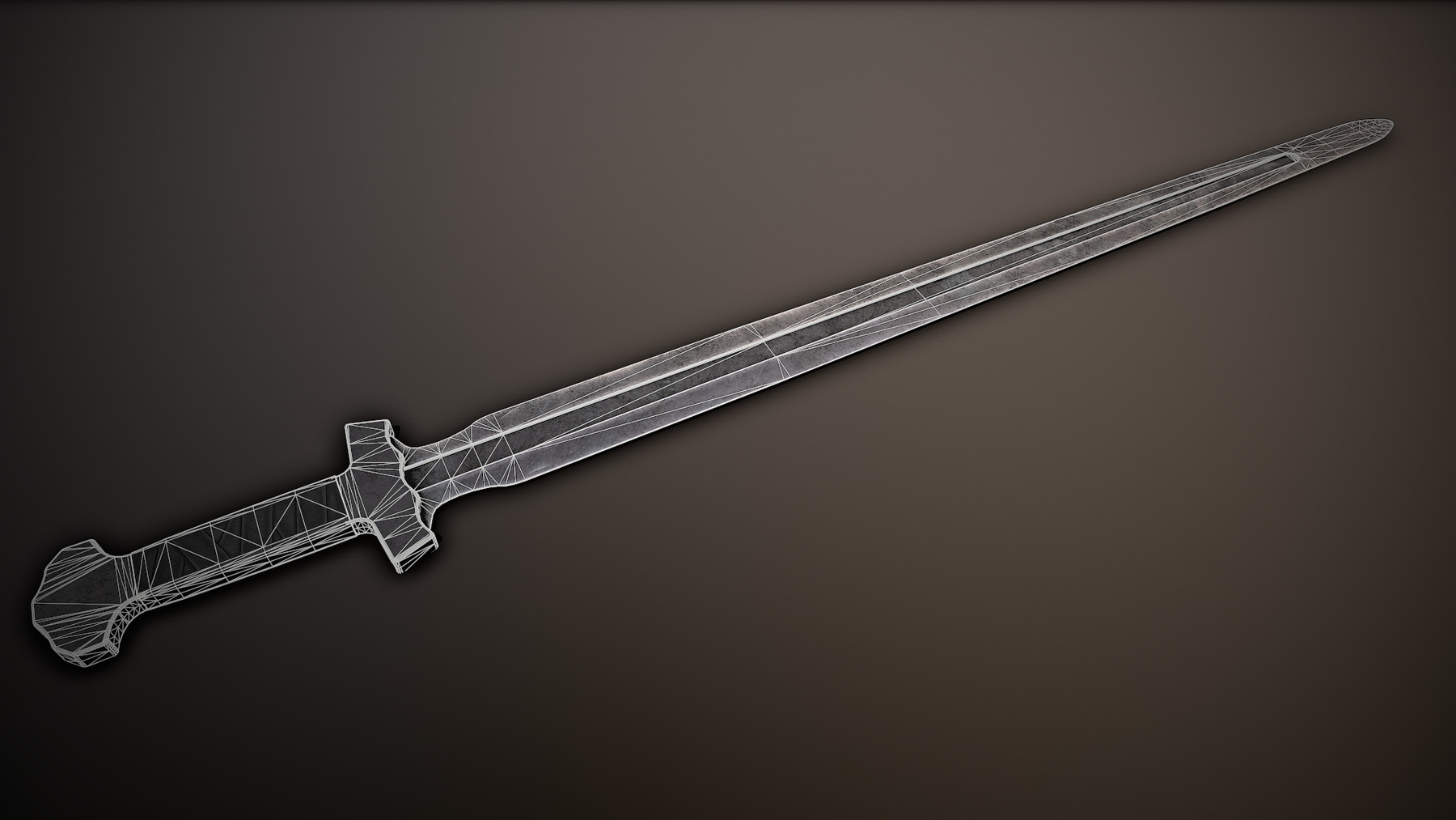 ArtStation - Post-Apocalyptic Broadsword | Game Assets