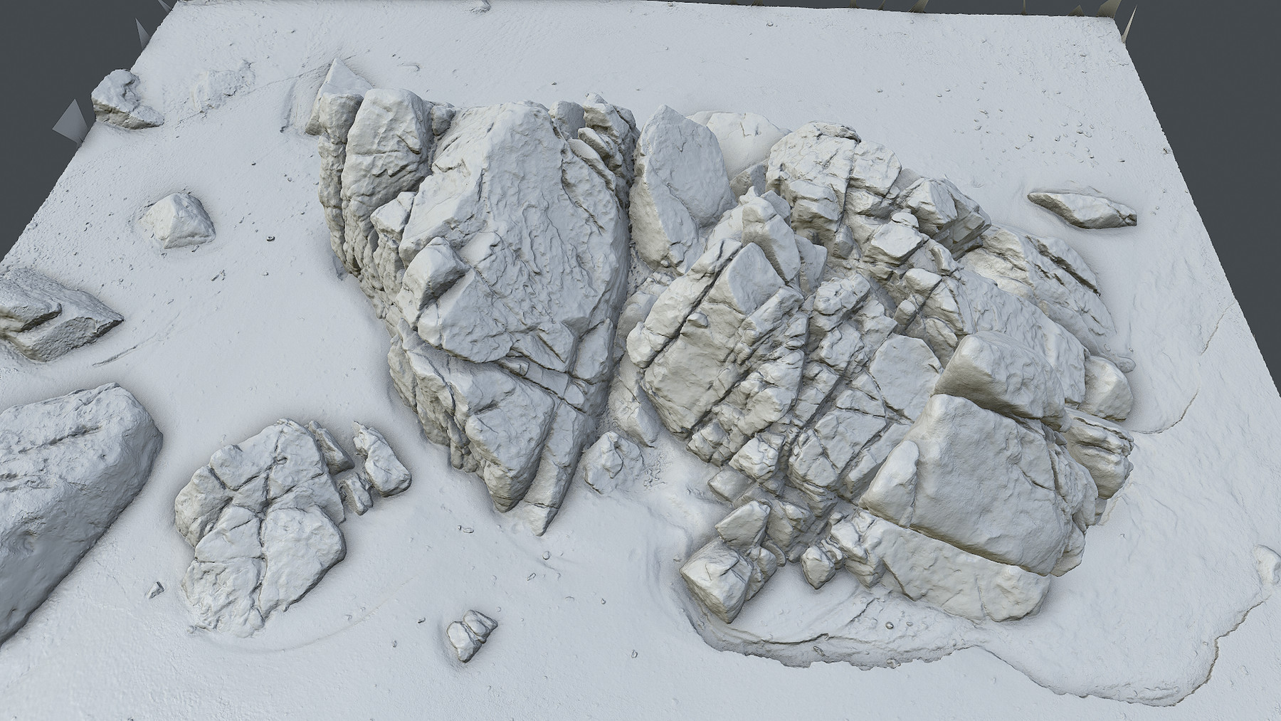 ArtStation - Photoscan_Beach Rock_0018_only HighPoly Mesh (16K Texture ...