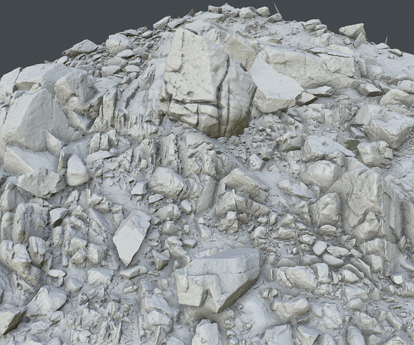ArtStation - Photoscan_Beach Rock_0020_only HighPoly Mesh (16K Texture ...