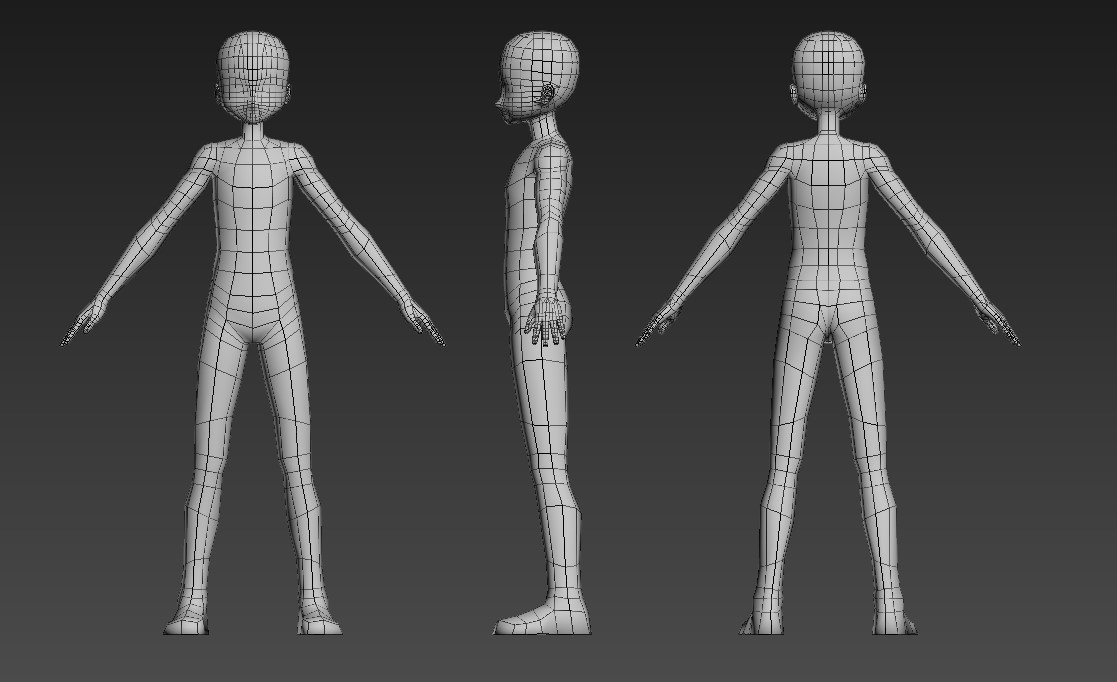 ArtStation - Anime body(6head) | Resources