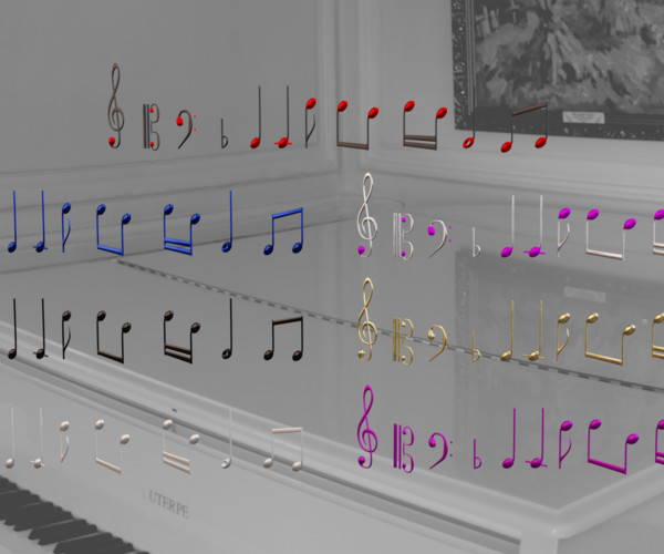 ArtStation - Notes 3D Model | Game Assets