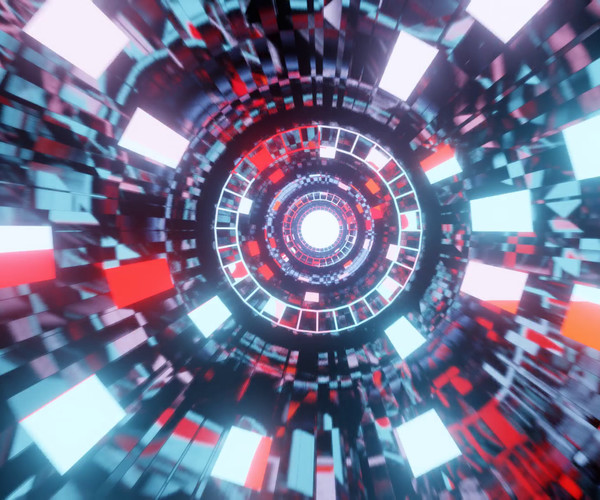 ArtStation - Red Portal. Sci-fi Animation Loop | Artworks