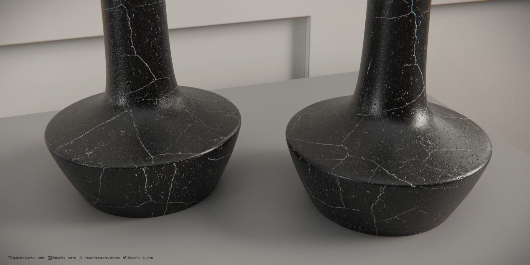 ArtStation - Decorative Vase | 3d Model | 4k Textures | 2 Sizes | Resources