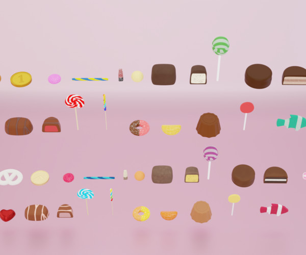 ArtStation - Candy 3D Model | Game Assets
