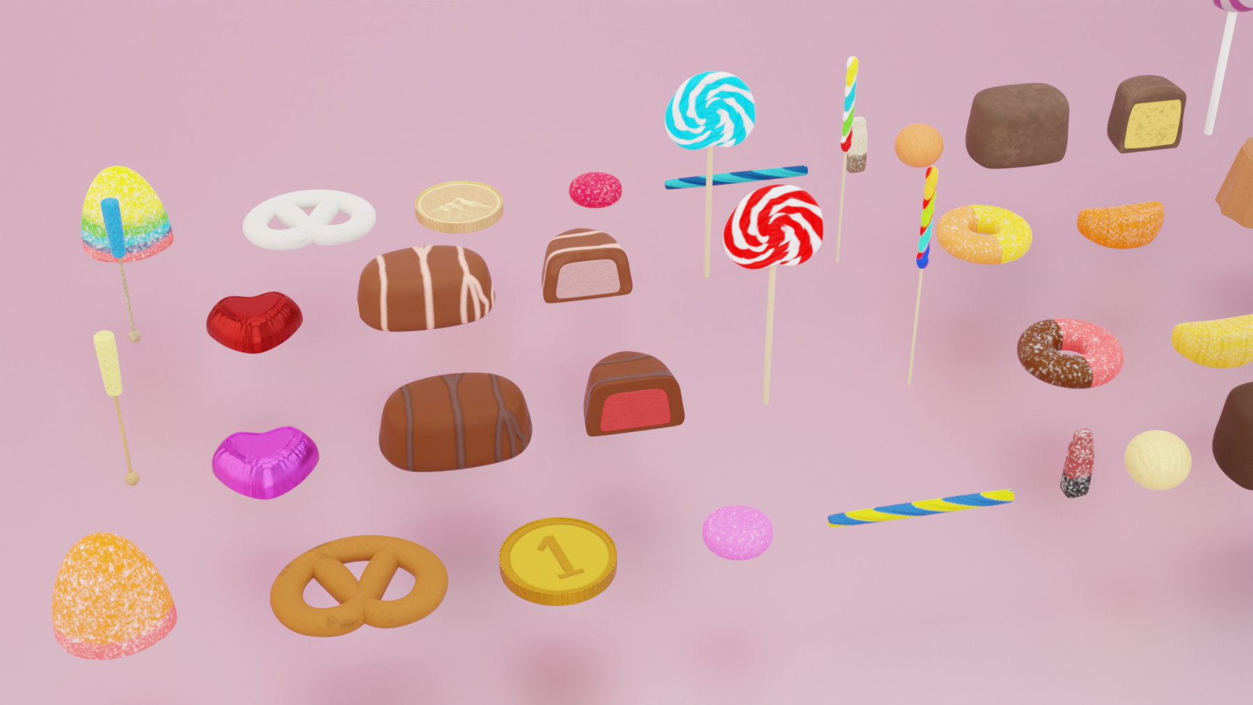 ArtStation - Candy 3D Model | Game Assets