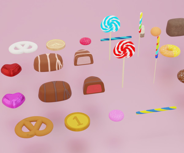 ArtStation - Candy 3D Model | Game Assets